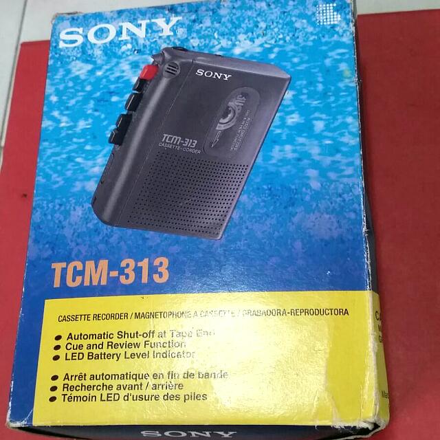 Sony TCM 313 Cassette Recorder Player. Faulty. Clearance, Hobbies ...