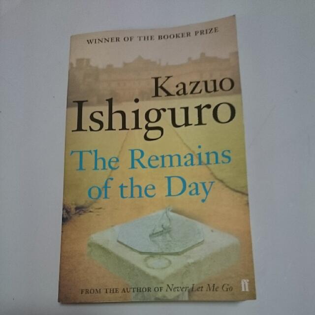 The Remains Of The Day By Kazuo Ishiguro, Hobbies & Toys, Books ...