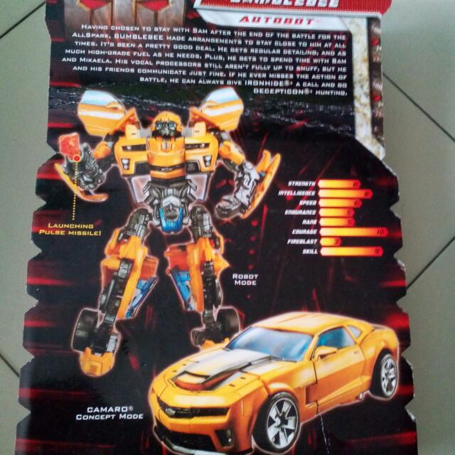 Transformers ROTF BumbleBee, Toys & Games, Bricks & Figurines on Carousell