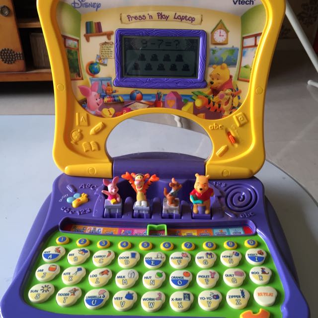 Vtech Winnie The Pooh Press And Play Laptop, Hobbies & Toys, Toys ...