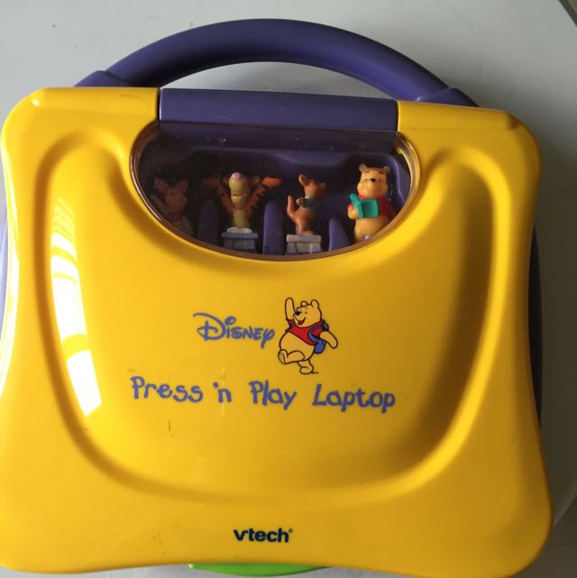 Vtech Winnie The Pooh Press And Play Laptop, Hobbies & Toys, Toys ...