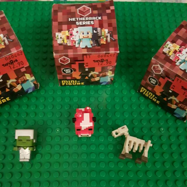 3 Box Of Minecraft Netherrack Series, Hobbies & Toys, Toys & Games on ...