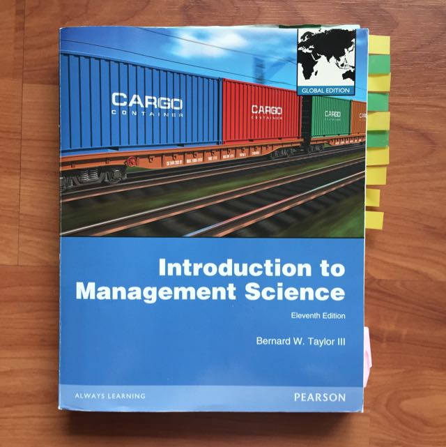 Introduction To Management Science, Hobbies & Toys, Books & Magazines ...