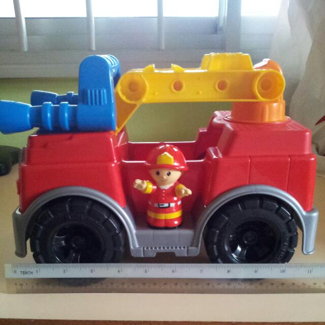 Mega Bloks Fire Engine, Hobbies & Toys, Toys & Games on Carousell