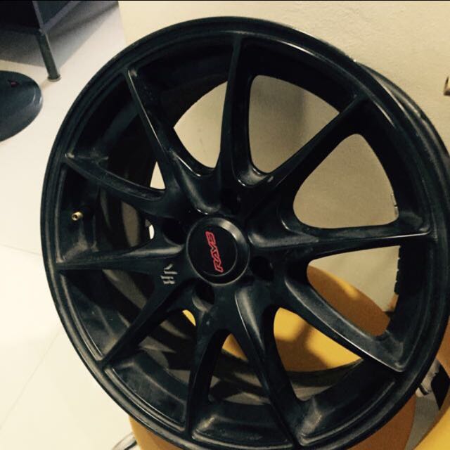 Rays Rims 15 Inch (Full Set) 7/10 Condition, Cars on Carousell
