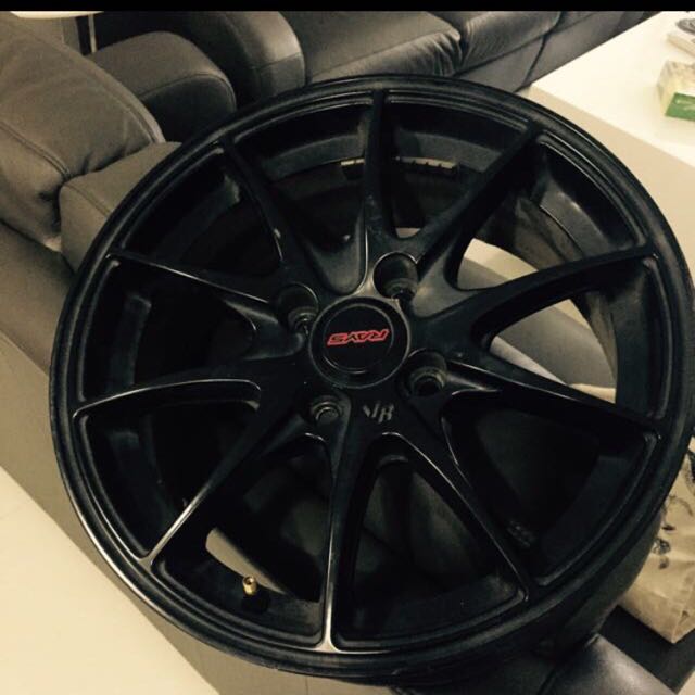 Rays Rims 15 Inch (Full Set) 7/10 Condition, Cars on Carousell