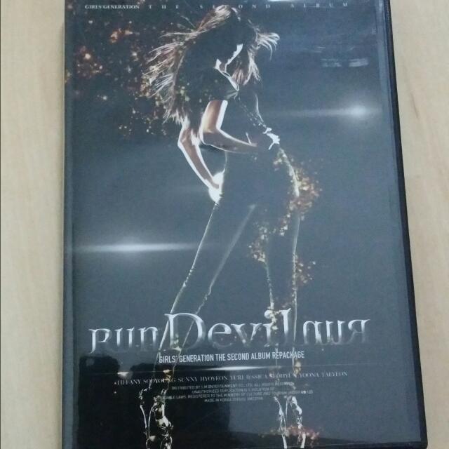 SNSD - Run Devil Run CD Album With JESSICA individual Poster! (Small ...