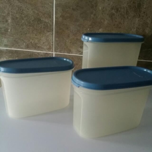 Tupperware Containers Light Blue, TV & Home Appliances, Kitchen ...