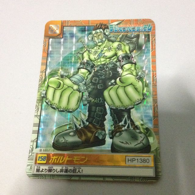 Boltmon Digimon Adventure Prism Card, Hobbies & Toys, Toys & Games on ...