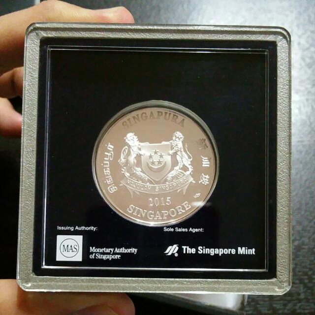 SG50 - 999 Fine Silver Proof Coin, Everything Else on Carousell