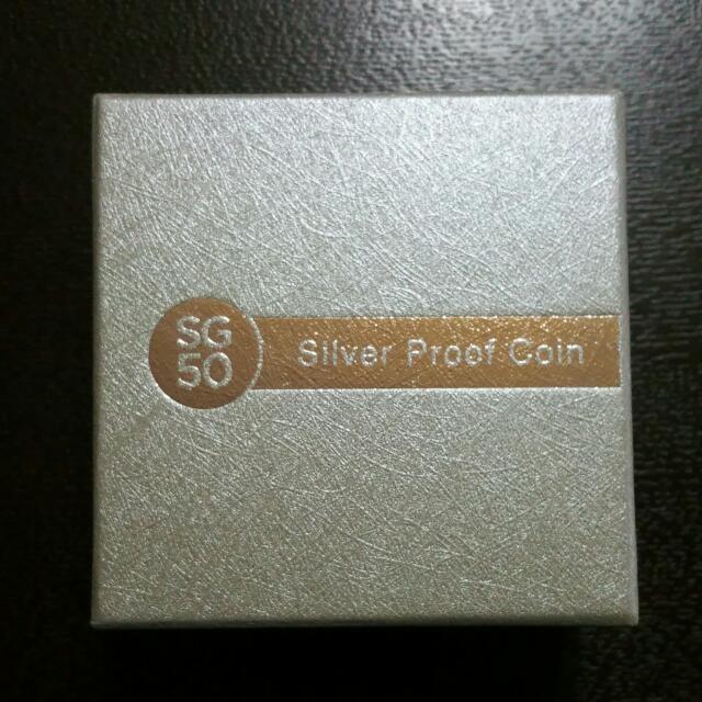 SG50 - 999 Fine Silver Proof Coin, Everything Else on Carousell