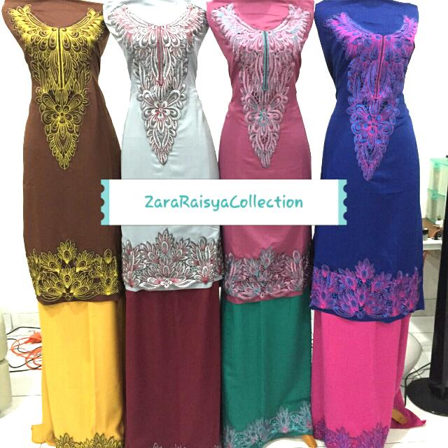 ZaraRaisya Introduce New Design Sulam Putri, Women's Fashion, Muslimah ...