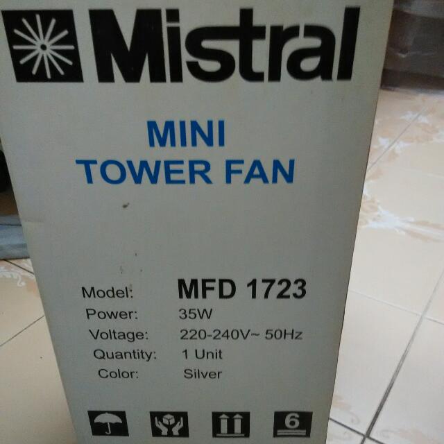 Brand New Mistral Mini Tower Fan, TV & Home Appliances, Water Heater ...