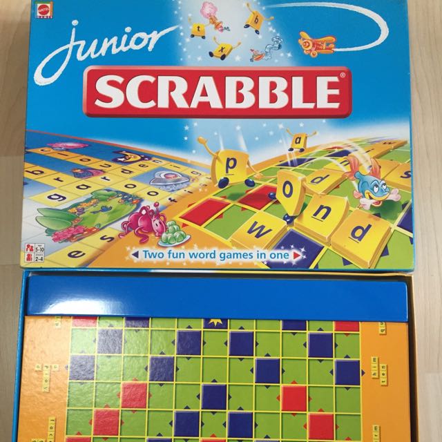 Junior Scrabble From Mattel, Hobbies & Toys, Toys & Games on Carousell