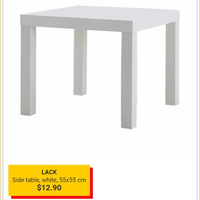 Preloved Ikea Lack table, Furniture & Home Living, Furniture, Tables ...
