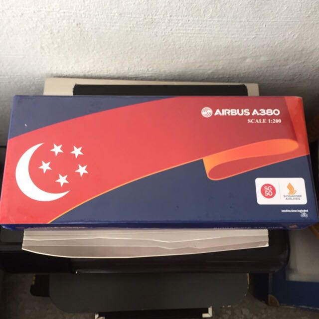 SG50 Limited Edition A380 Model Aircraft 1:200 scale model., Everything ...