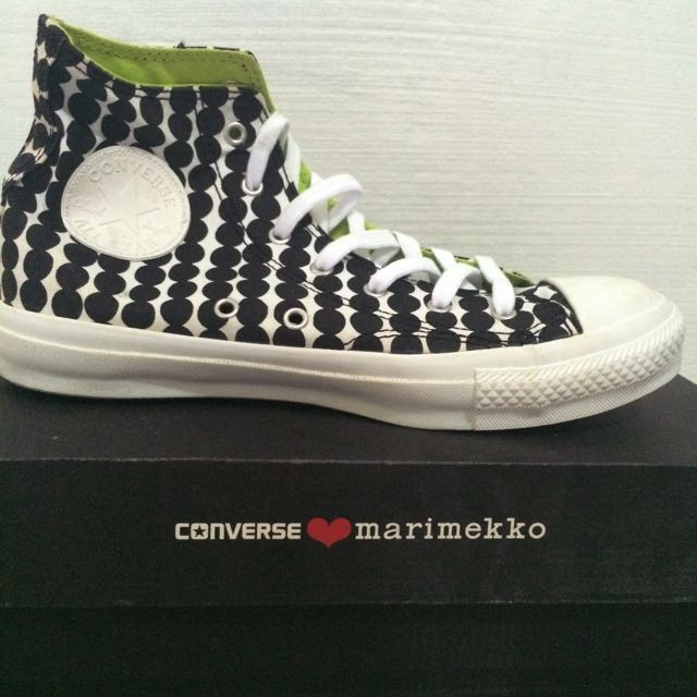 Converse X Marimekko High Cut Canvas Shoes, Women's Fashion, Footwear ...