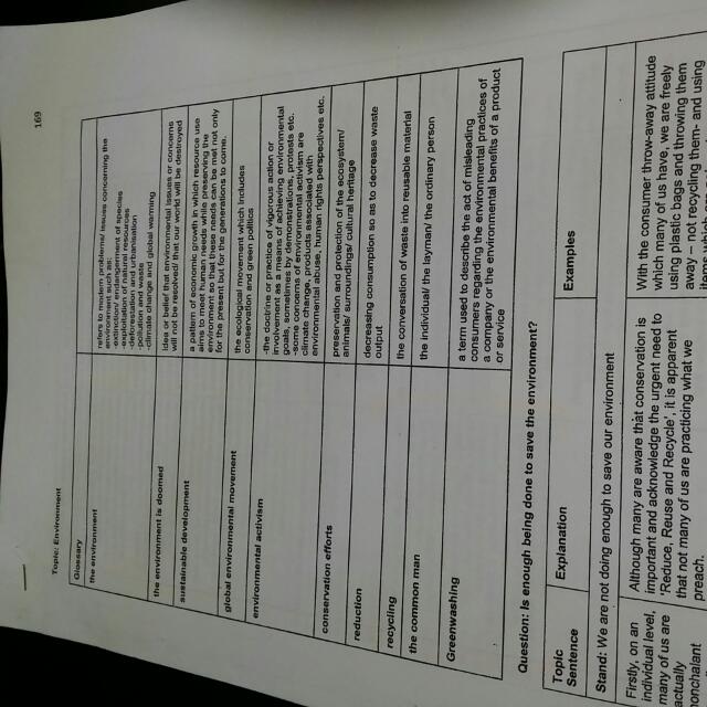 Gp Notes On Environment, Hobbies & Toys, Books & Magazines, Textbooks ...