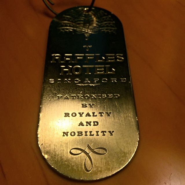 Vintage Solid Brass Raffles Hotel Key Fob Ring, Hobbies & Toys ...