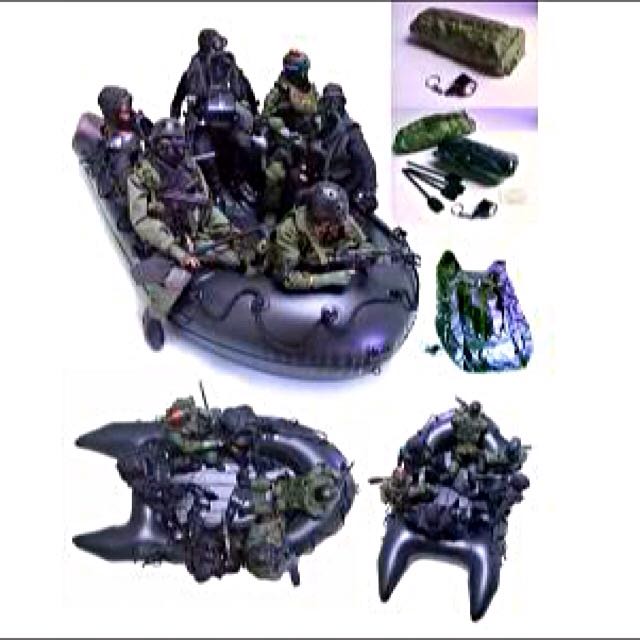1/6 Combat Assault Raft / Boat - Navy Seals Boat, Hobbies & Toys, Toys ...