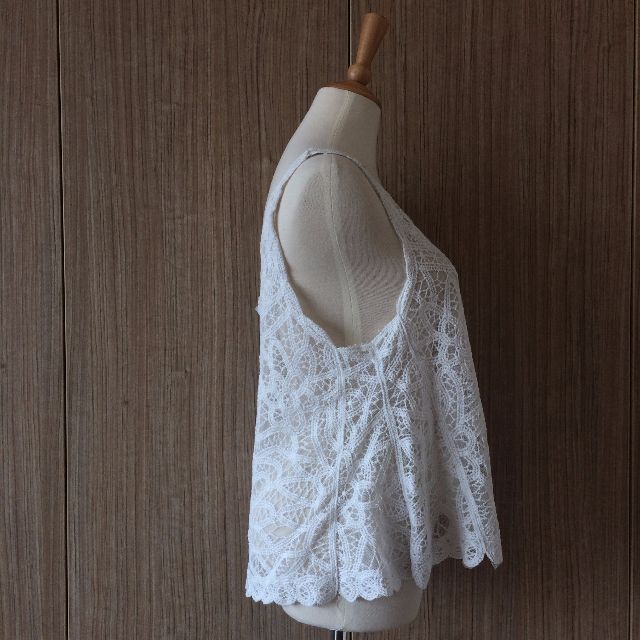 Crochet Beach Throwover Top, Women's Fashion, Tops, Sleeveless on Carousell