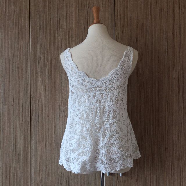 Crochet Beach Throwover Top, Women's Fashion, Tops, Sleeveless on Carousell