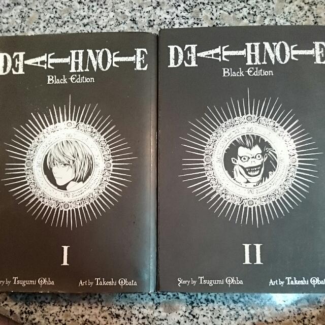Death Note Black Edition Vol 1-4, Hobbies & Toys, Memorabilia ...