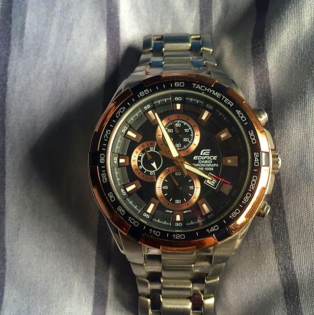 Edifice Casio (Rose-Gold) Limited Edition Watch, Luxury, Watches on ...