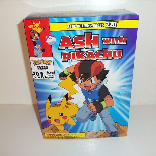 Medicom Real Action Heroes 220 Rah Pokemon Ash With Pikachu Action Figure Toys And Games On Carousell