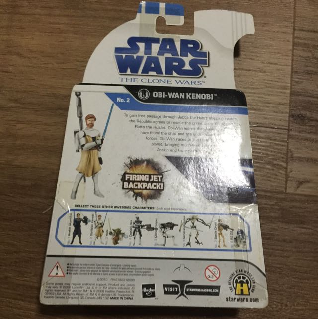 MISB - Star Wars ( The Clone Wars) - Obi Wan Kenobi With Removable ...