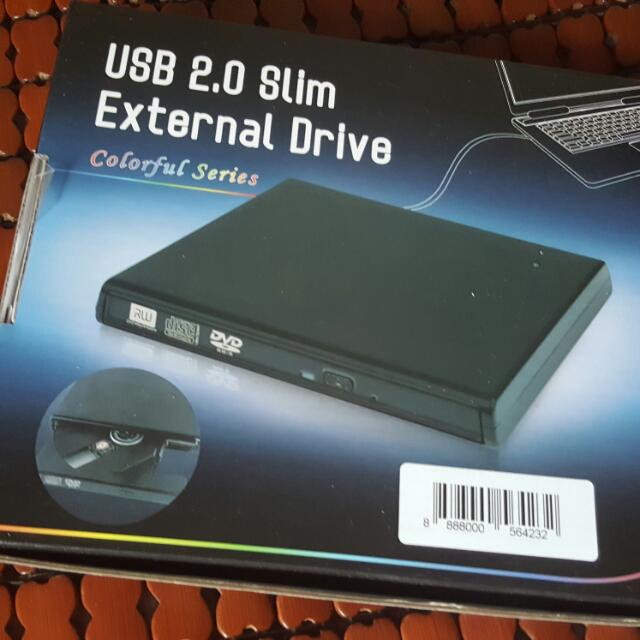 USB 2.0 Slim DVD EXTERNAL External, Computers & Tech, Parts ...