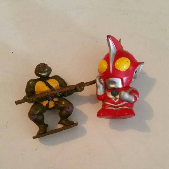 Vintage Ultraman And Ninja Turtle Figurine, Hobbies & Toys, Toys ...