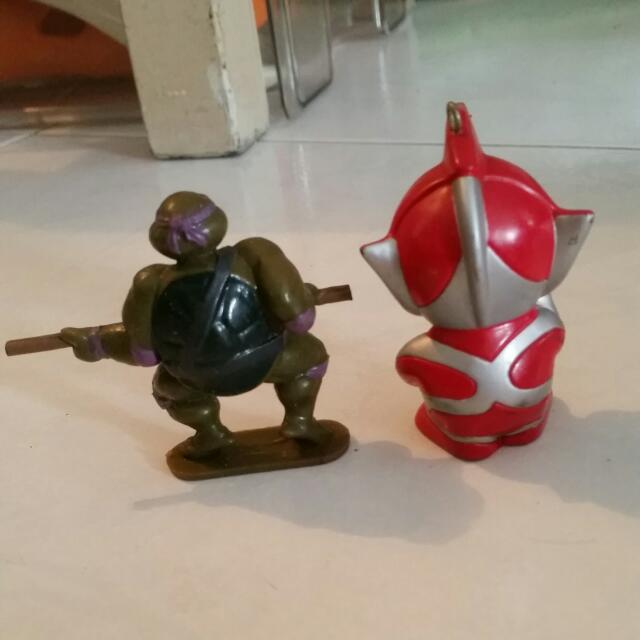 Vintage Ultraman And Ninja Turtle Figurine, Hobbies & Toys, Toys ...