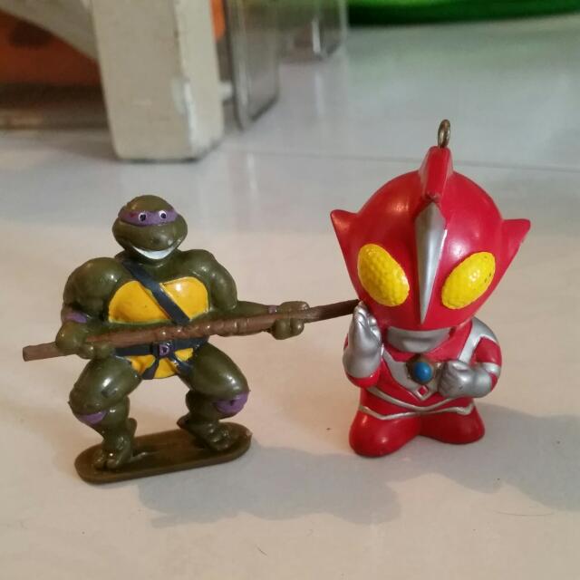 Vintage Ultraman And Ninja Turtle Figurine, Hobbies & Toys, Toys ...