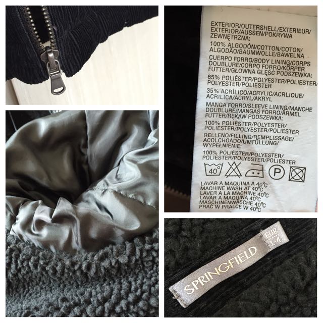 Pre-owned Springfield Corduroy Winter Jacket (for Men), Men's Fashion ...