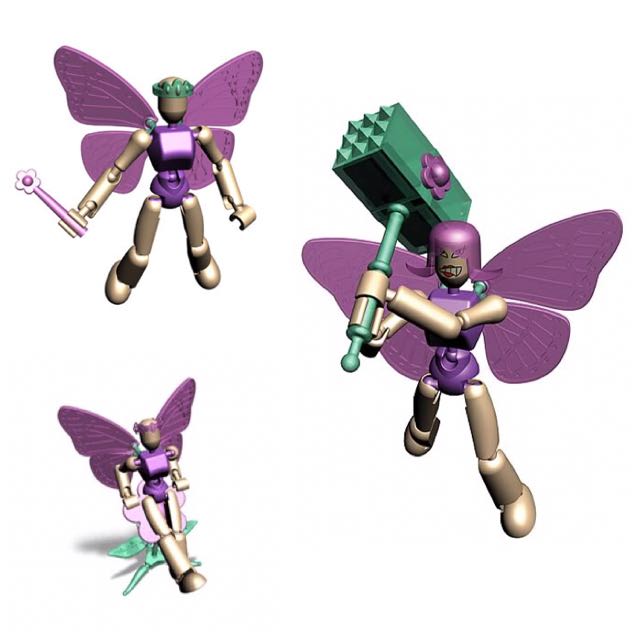 ~SOLD~ STIKFAS BETA FEMALE FAIRY Action Figure Kit, Hobbies & Toys ...