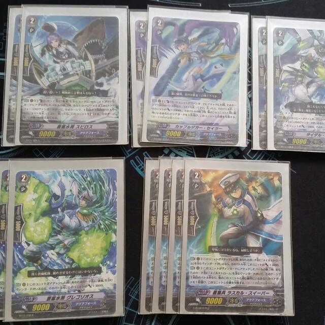 [Cardfight Vanguard] Blue Storm Maelstrom Deck, Hobbies & Toys, Toys ...
