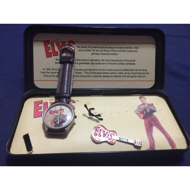 Elvis Presley Fossil Limited Edition Watch, Hobbies & Toys, Memorabilia ...