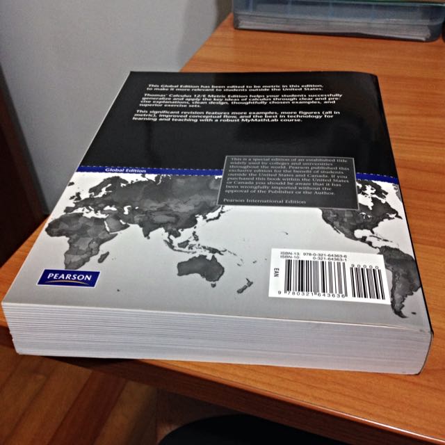 Thomas' Calculus 12th Edition (NTU MH1810, MH1811), Hobbies & Toys ...