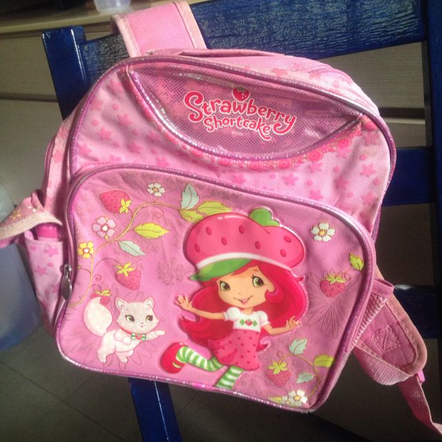 Strawberry Shortcake Back pack Bag, Babies & Kids, Going Out, Carriers ...