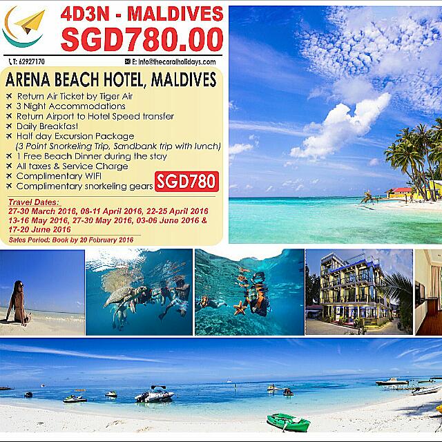 Super EXCLUSIVE Maldives Package, Tickets & Vouchers, Local Attractions ...
