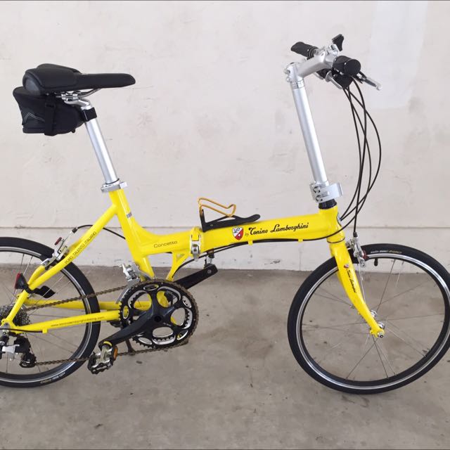 Tonino Lamborghini Foldable Bike, Sports Equipment, Exercise & Fitness ...