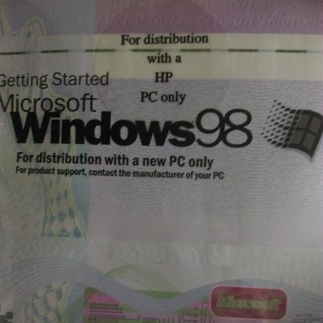 Windows 98 Licence, Everything Else on Carousell