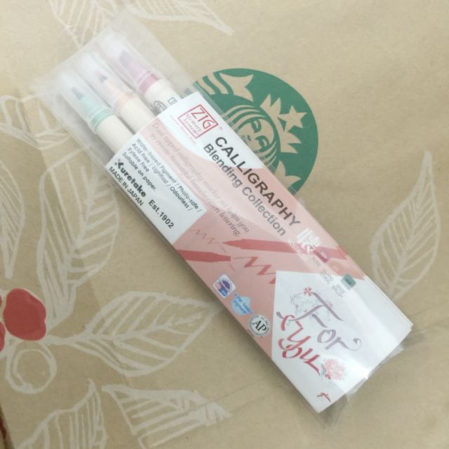 Zig Calligraphy Blending Collection Marker Set, Hobbies & Toys ...