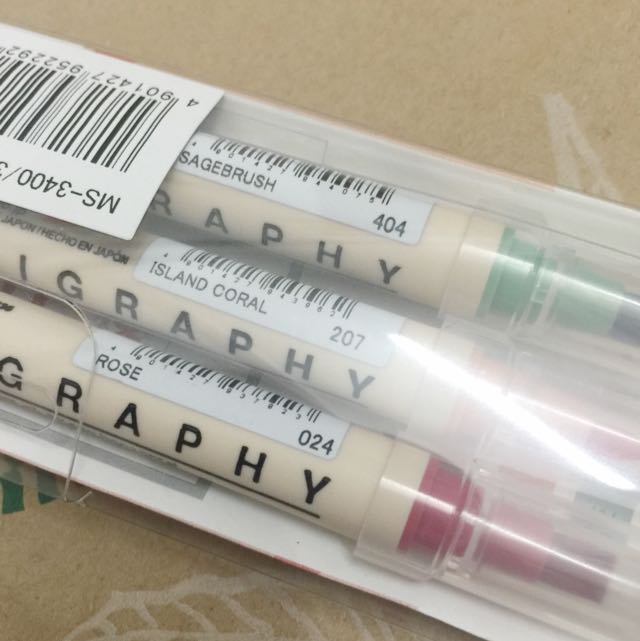 Zig Calligraphy Blending Collection Marker Set, Hobbies & Toys ...