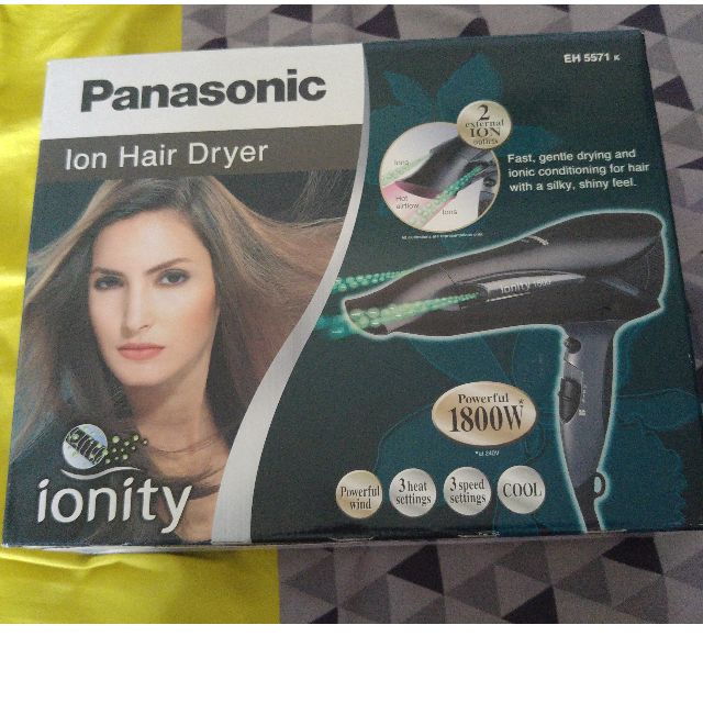 Panasonic Ion Hair Dryer, Health & Nutrition, Health Supplements ...