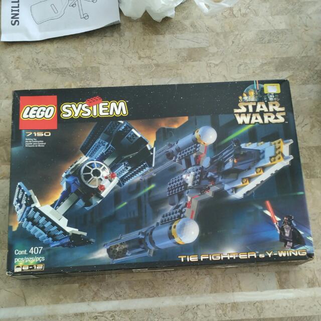 Lego Star Wars 7150 TIE Fighter Vs Y-wing, Hobbies & Toys, Toys & Games ...