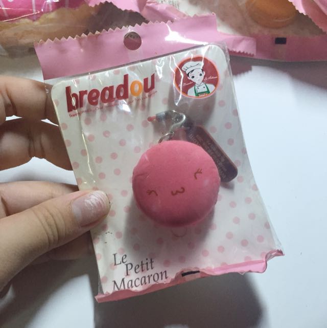 *RARE SQUISHY - Breadou Pink Macaroon, Hobbies & Toys, Toys & Games on ...