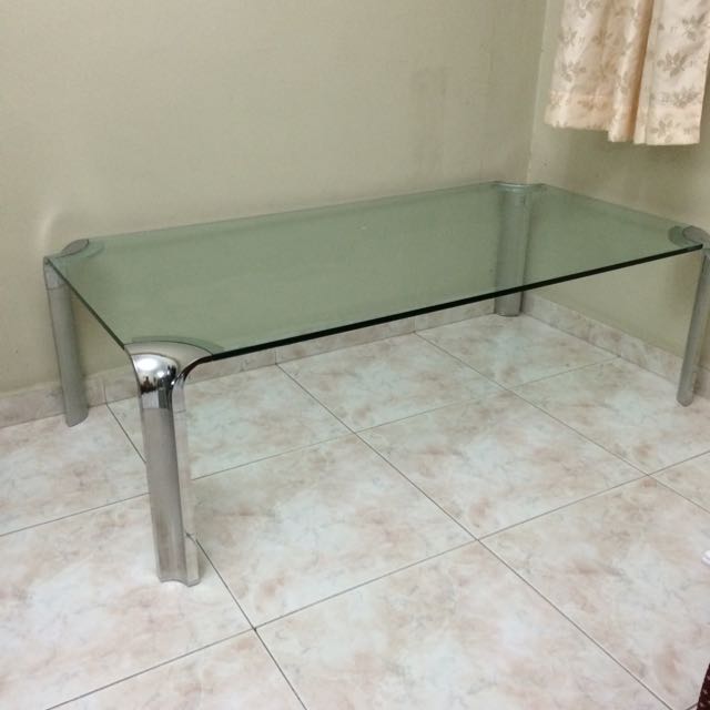 Solid Glass Top Coffee Table(from Barang-barang Furniture Shop)~free ...