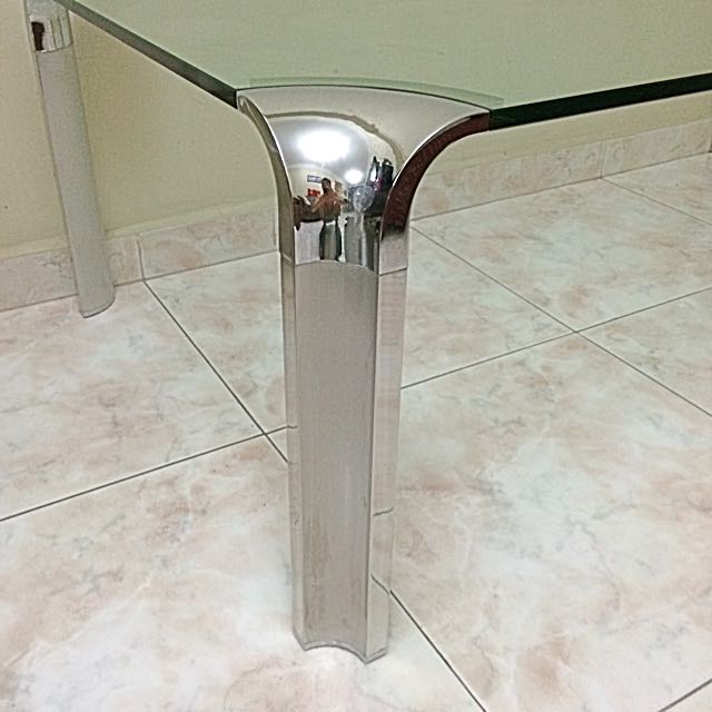 Solid Glass Top Coffee Table(from Barang-barang Furniture Shop)~free ...